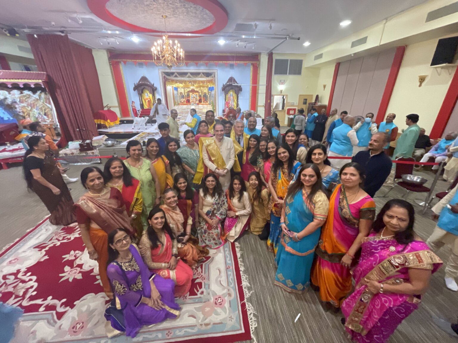 Over 2500 devotees attend Vaishnav Temple, NY's grand Annakut Mahotsav ...